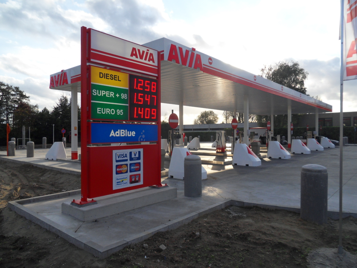 Tankstation Avia Burcht-Melsele (2014) - CREATEctuur
